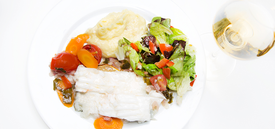 Sitronbakt Piggvar - Mat og Vinnett