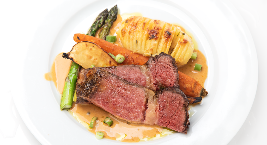 Helstekt entrecòte - Mat og Vinnett